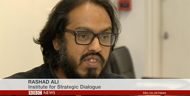 ISD Resident Fellow Rashad Ali on BBC News at Ten discussing ...