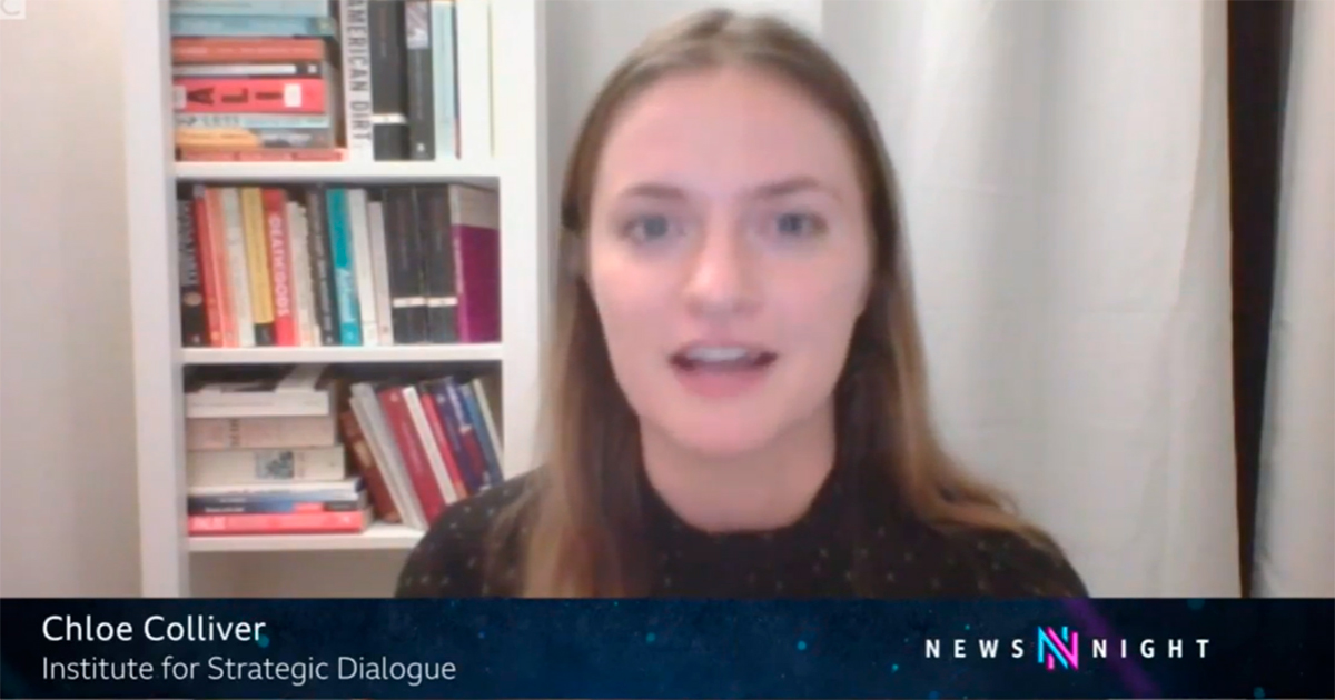 Chloe Colliver speaks about the virality of disinformation on BBC's ...