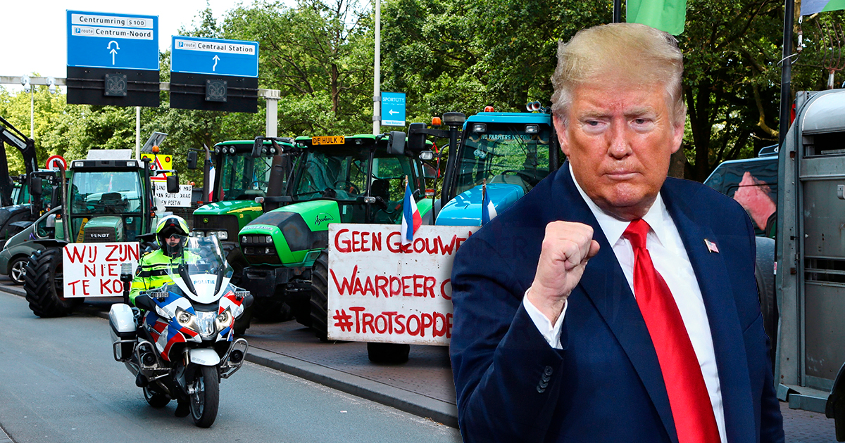 Trump leans on Dutch farmers’ protest against climate measures to rally ...
