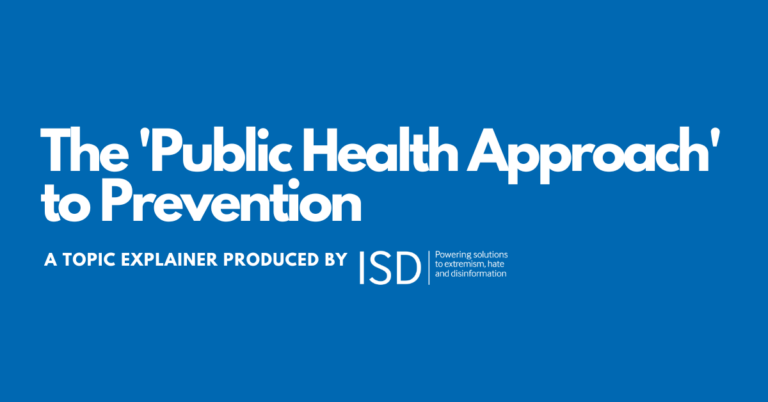 The ‘Public Health Approach’ to Prevention - Institute for Strategic ...
