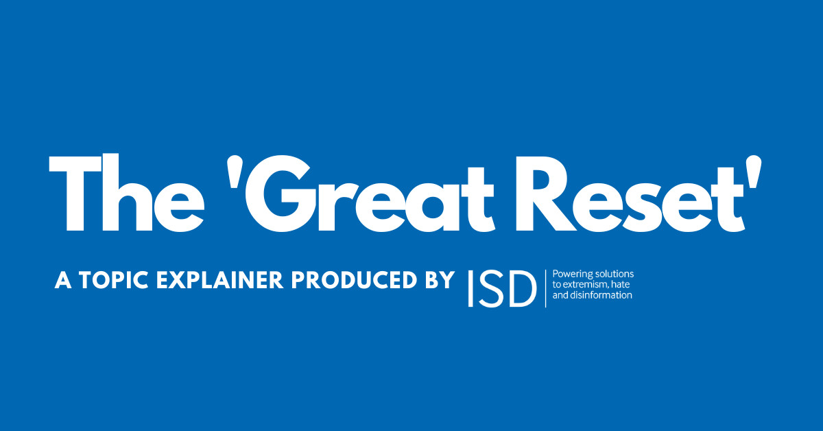The ‘Great Reset’ - Institute for Strategic Dialogue